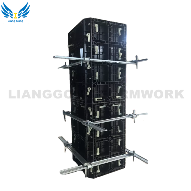 Plastic Column Formwork With Pull Push Prop For Construction from China ...