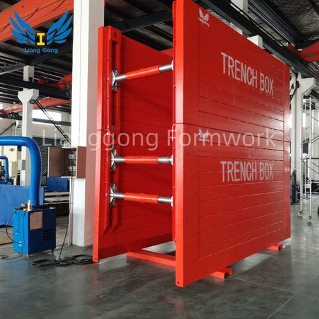 Trench Box Shoring Supporting System For Excavation Construction from ...