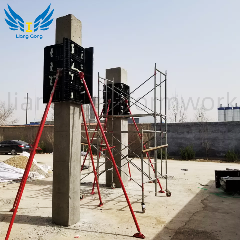 Modular Retaining Plasitic Column Formwork For Reusable Building ...